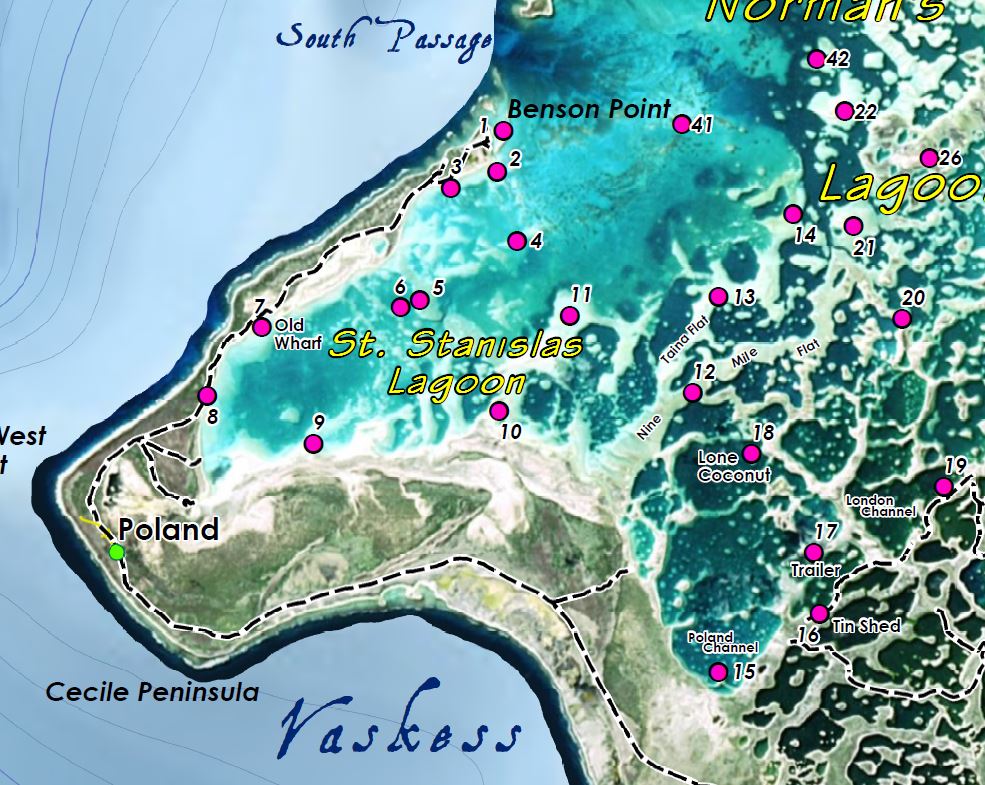 Christmas Island Fishing Map – Cascade GIS